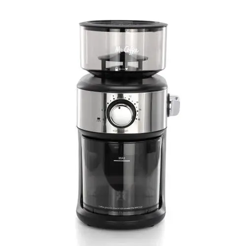 MR. COFFEE 18 Cup Automatic Burr Grinder With Removable Bean Hopper