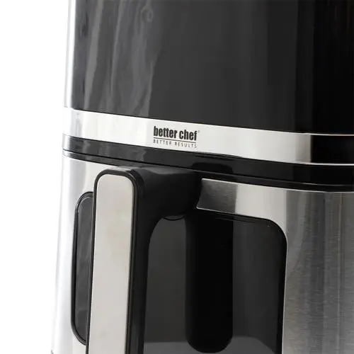 BETTER CHEF 5.3 Quart Digital Display Air Fryer With Touch Controls In Silver