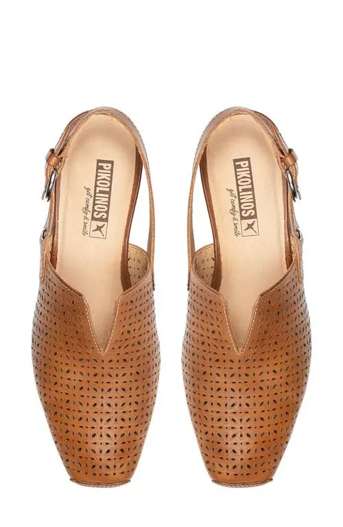 Pikolinos Alameda Slingback Clog - Brandy