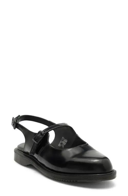Dr. Martens Madaline Slingback Mary Jane Flats - Black