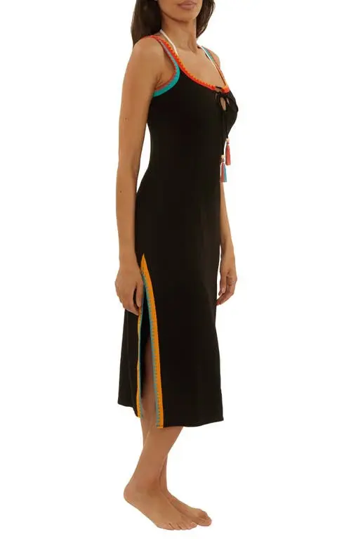 Lucky Brand Avila Rib Cover-up Midi Dress