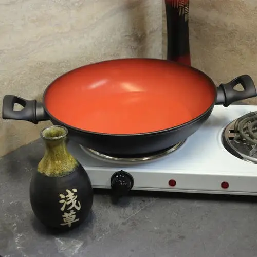 TOSCA Terra-cotta 3 Quart Aluminum Braiser Pan