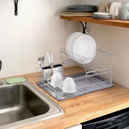 BETTER CHEF 4 Piece 18.5" Dish Drying Rack Set