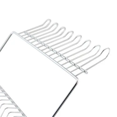 BETTER CHEF 22-inch 2 Tiered Dish Rack With Utensil Caddy