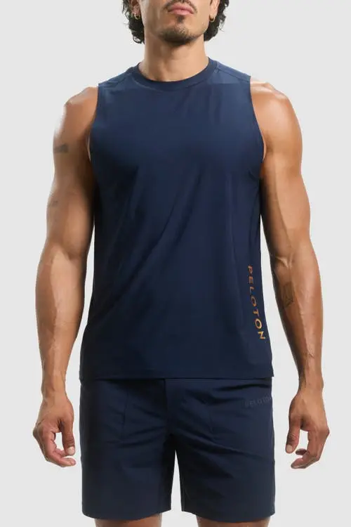 PELOTON Essential Muscle Tank - Navy