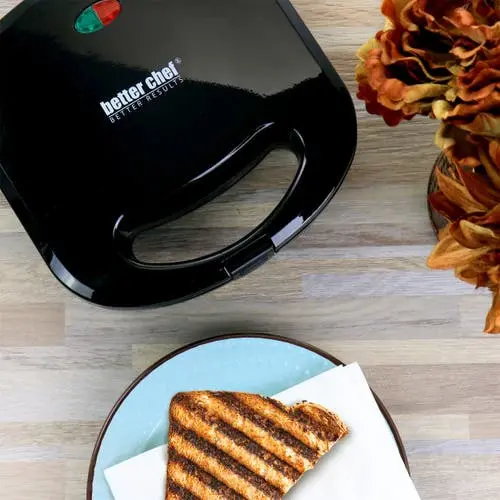 BETTER CHEF Nonstick Panini Contact Grill