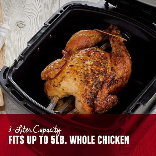 GEORGE FOREMAN Twist N Crisp Air Fryer With Backing Rack