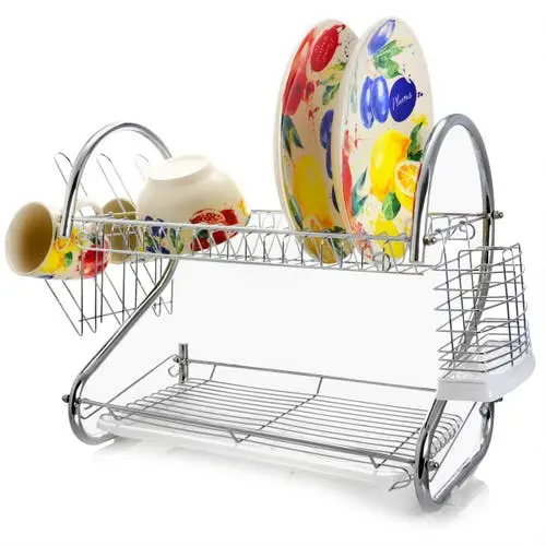 BETTER CHEF 22-inch Dish Rack With Mug Stand And Cutlery Holder
