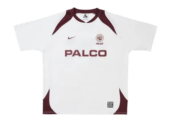 PALACE Nike Shop Jersey - White/dark Red