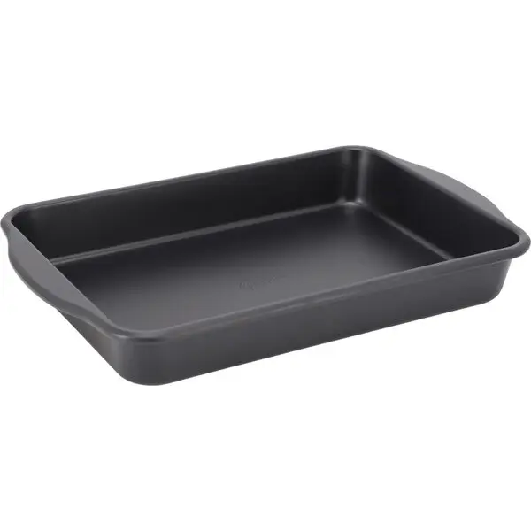 OSTER Teston Platinum Collection 13x9 Inch Nonstick Carbon Steel Baking Pan - Black
