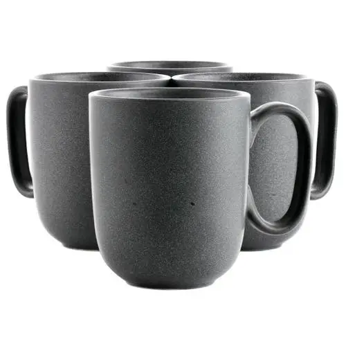 OUR TABLE Landon 4 Piece 15 Ounce Round Stoneware Mug Set