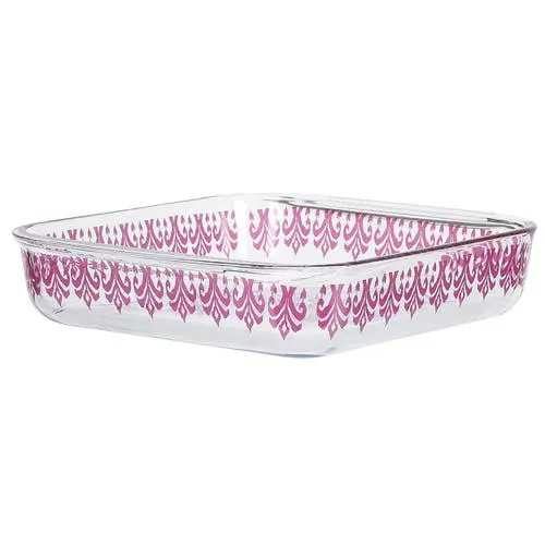 SPICE BY TIA MOWRY 1.8 Quart Spicy Cloves Glass Square Baker