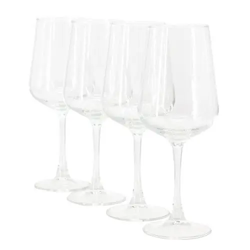 GIBSON HOME Belinni 4 Piece 15.4 Ounce Classic Wine Glass Set - Clear