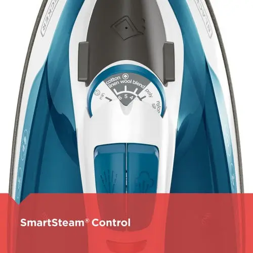 BLACK AND DECKER Easy Steam Nonstick Compact Iron With Even Steam