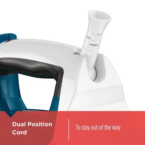 BLACK AND DECKER Easy Steam Nonstick Compact Iron With Even Steam