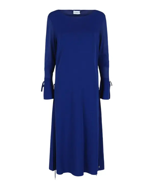 FERRAGAMO Long-sleeved Midi Dress