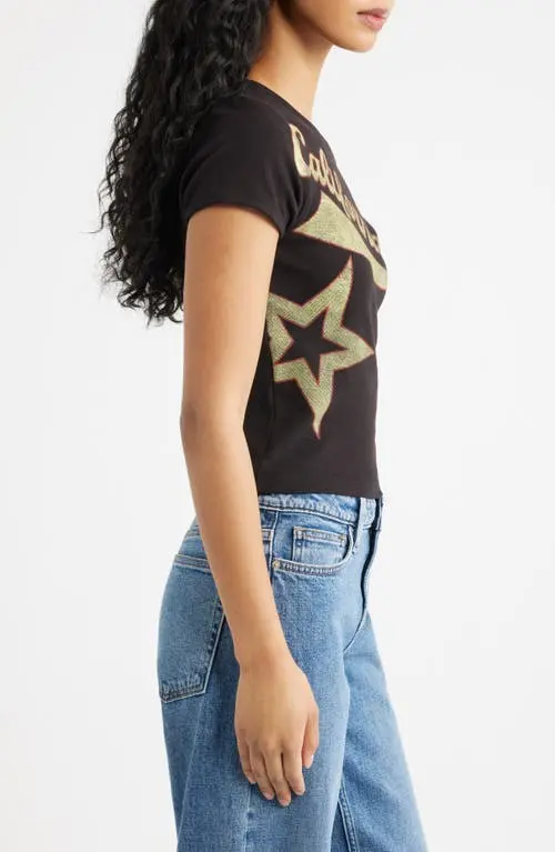 PACSUN California Star One-shoulder Top