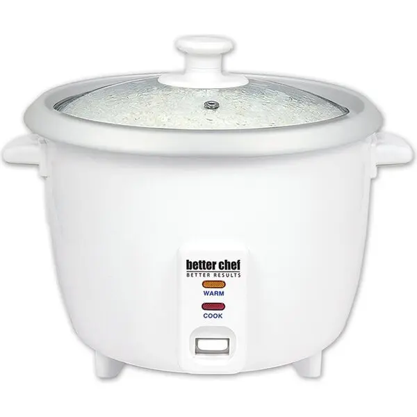 BETTER CHEF 8 Cup Automatic Rice Cooker - White
