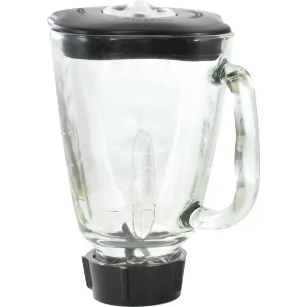 BETTER CHEF 6 Piece 59 Oz Square Blender Glass Jar Replacement Kit - Clear