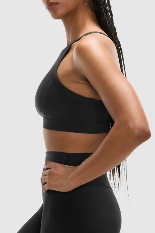 PELOTON Cadent Racer Front Bra - Black