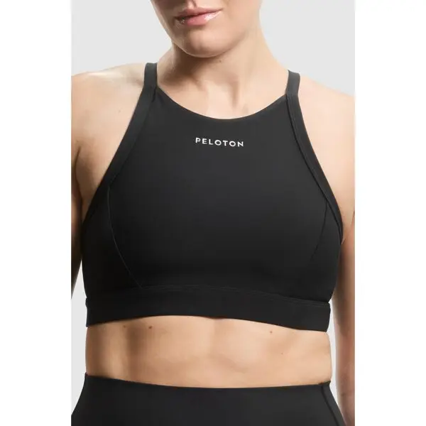 PELOTON Cadent Racer Front Bra - Jet Black