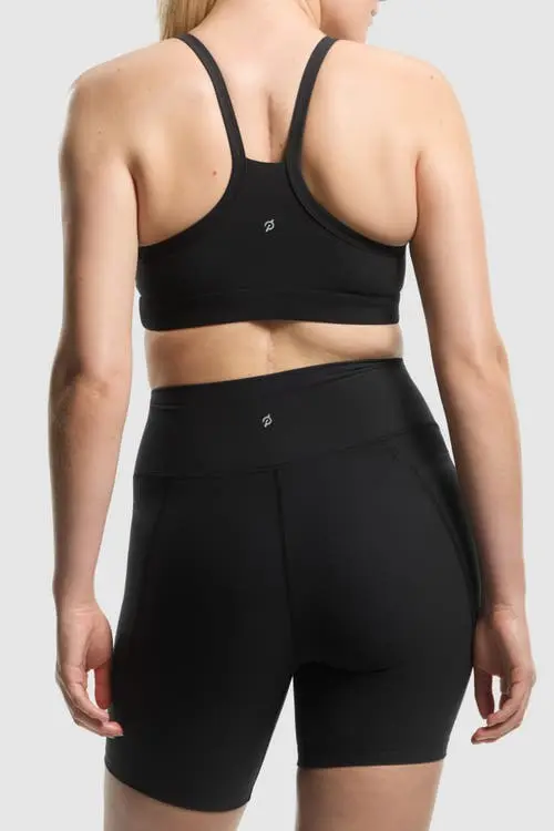 PELOTON Cadent Racer Front Bra - Jet Black
