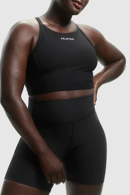 PELOTON Cadent Racer Front Bra - Jet Black