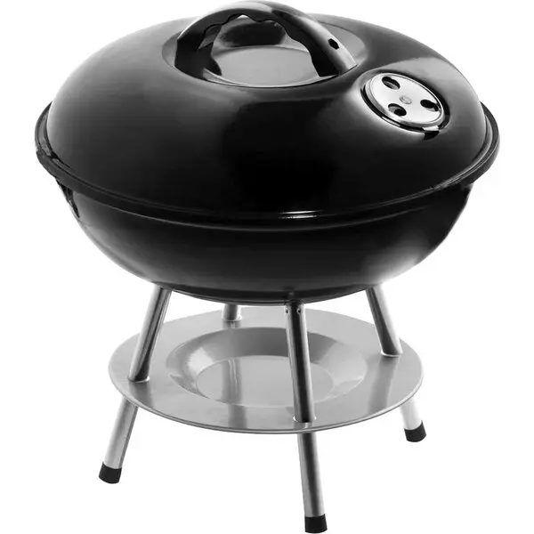 BETTER CHEF Portable 14 In. Charcoal Barbecue Grill - Black