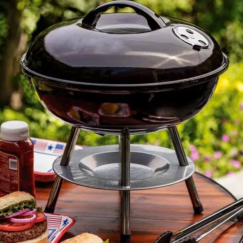BETTER CHEF Portable 14 In. Charcoal Barbecue Grill