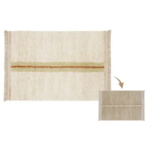 LORENA CANALS Reversible Washable Rug Duetto Sage