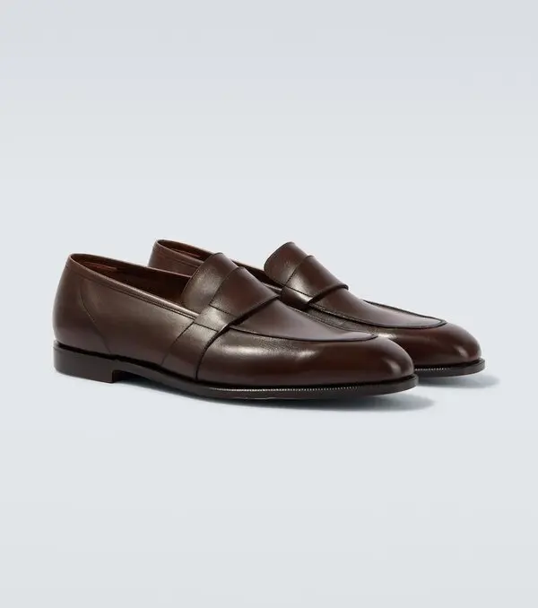 George Cleverley Owen Leather Loafers
