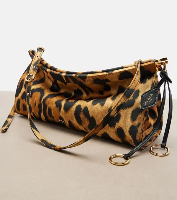 Alaïa Le Click East West Medium Shoulder Bag - Brown