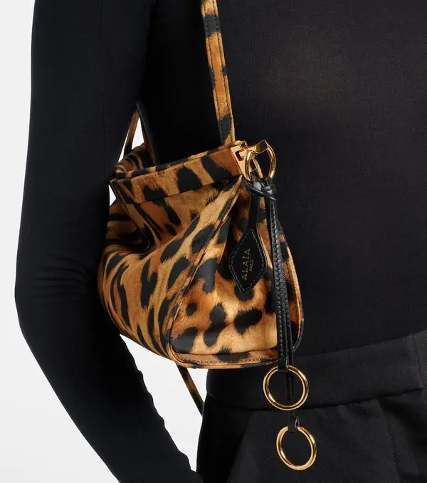 Alaïa Le Click East West Medium Shoulder Bag - Brown
