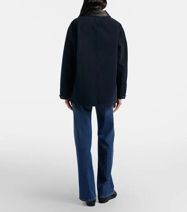 FRAME The Off Duty Stroll Wide-leg Jeans - Blue
