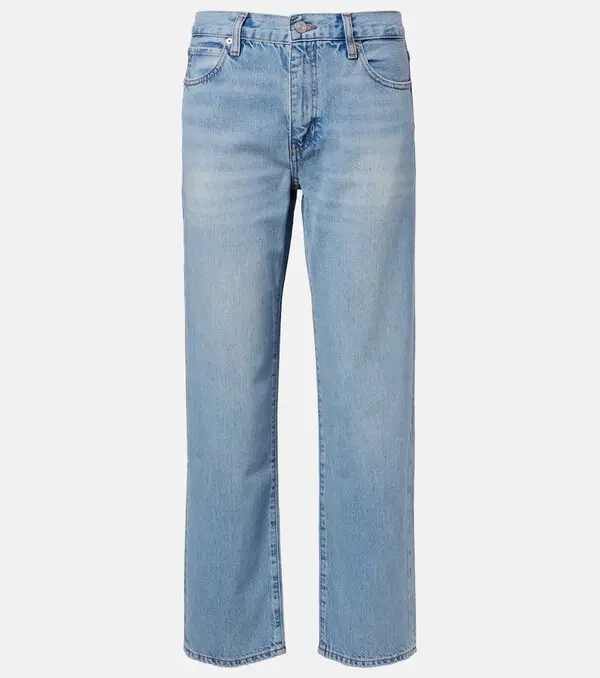 FRAME The Off Duty Hang Straight Jeans - Blue