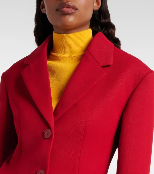 Loewe Wool-blend Blazer - Red