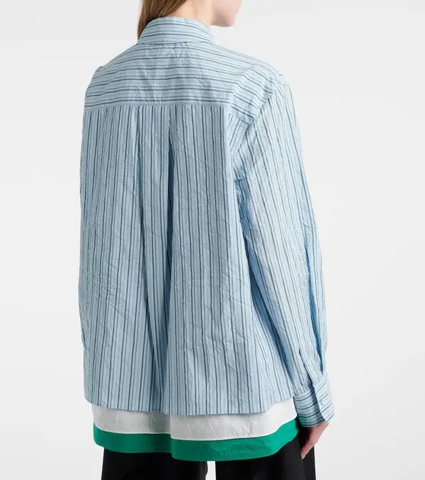 Loewe Anagram Cotton-blend Poplin Shirt