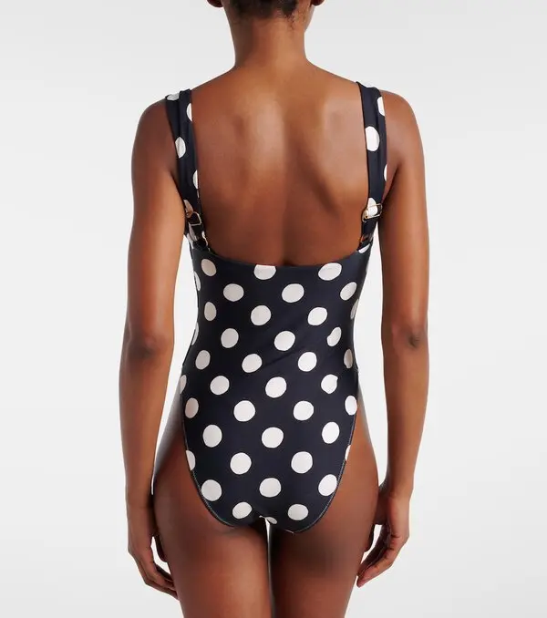 MONTCE Bella Polka-dot Swimsuit - Black