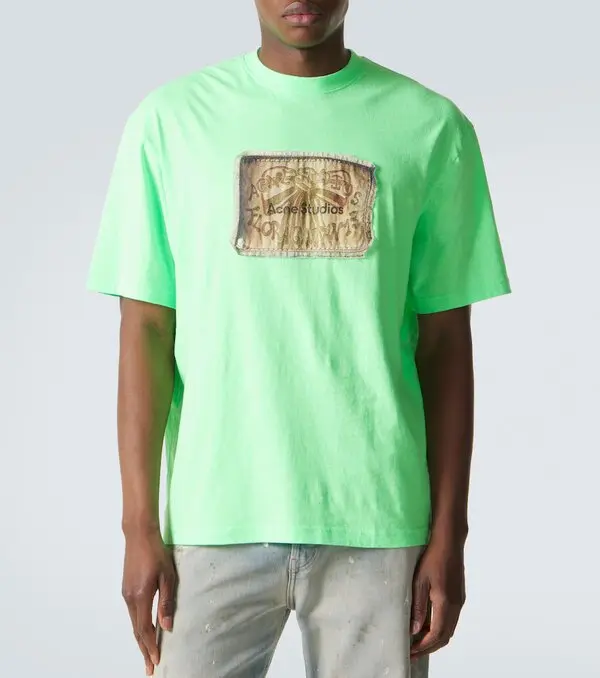 Acne Studios Printed Cotton Jersey T-shirt