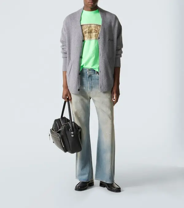 Acne Studios Printed Cotton Jersey T-shirt