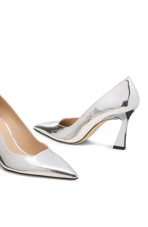 STUART WEITZMAN Vinnie 85 Pump - Silver