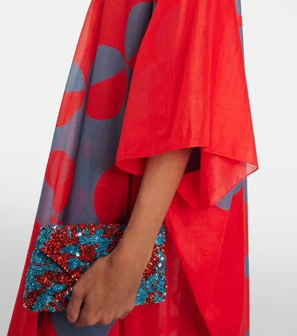 Dries Van Noten Printed Cotton Kaftan
