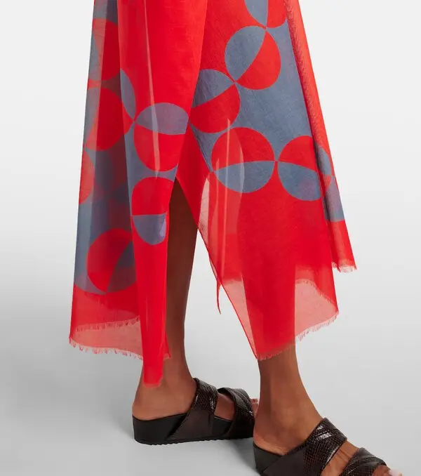 Dries Van Noten Printed Cotton Kaftan