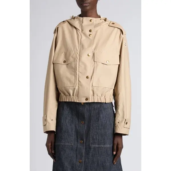 Moncler Carex Hooded Jacket - Beige