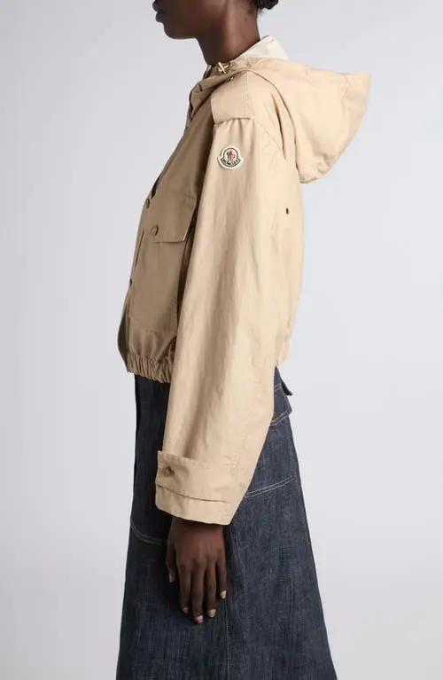 Moncler Carex Hooded Jacket - Beige