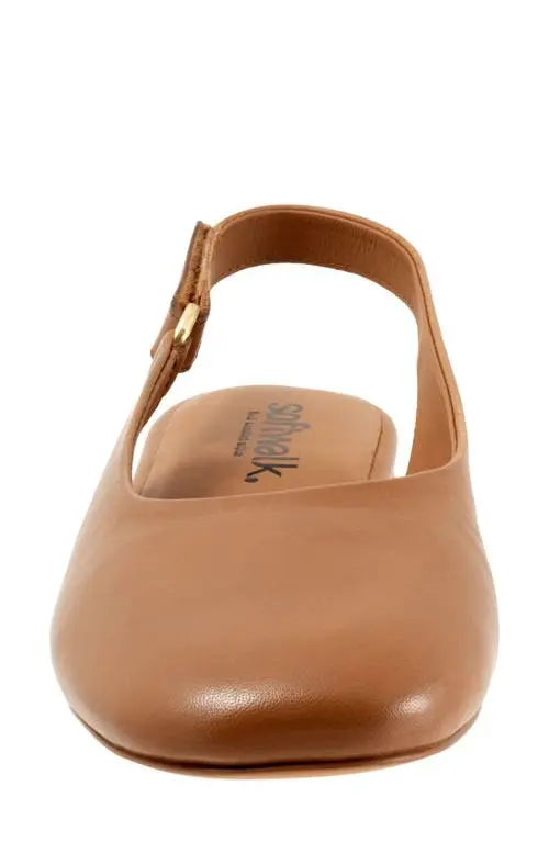 Softwalk Katy Slingback Flat - Tan