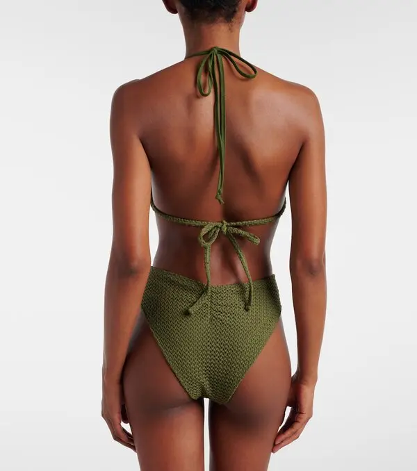 MONTCE Paula Crochet Bikini Bottom - Green