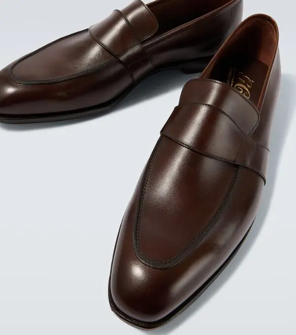 George Cleverley Owen Leather Loafers