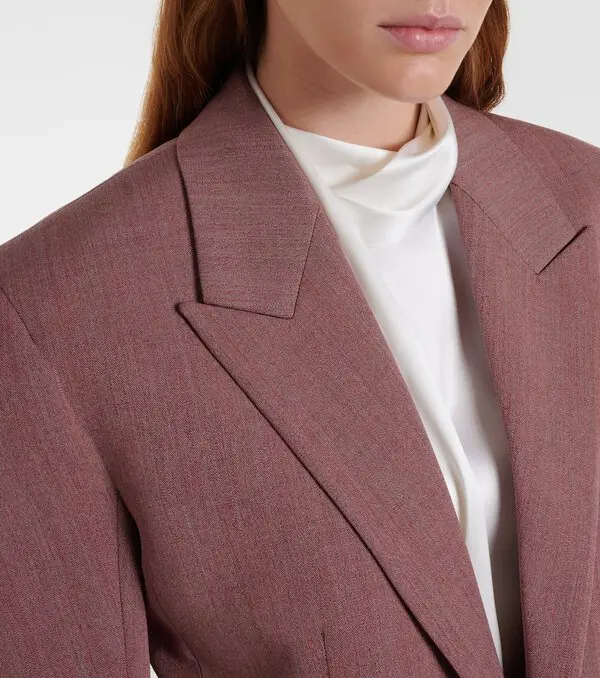Bottega Veneta Wool And Linen-blend Blazer