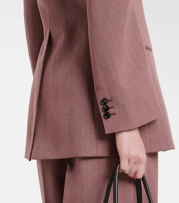 Bottega Veneta Wool And Linen-blend Blazer